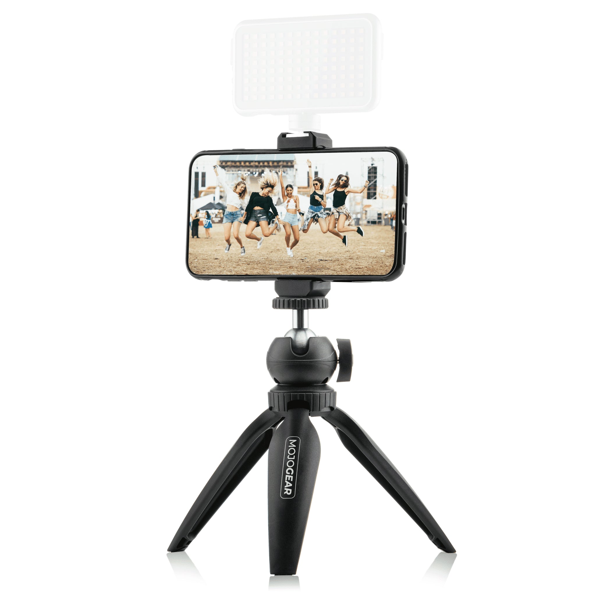 Vlog kit: tafelstatief, telefoonhouder & microfoon | MOJOGEAR